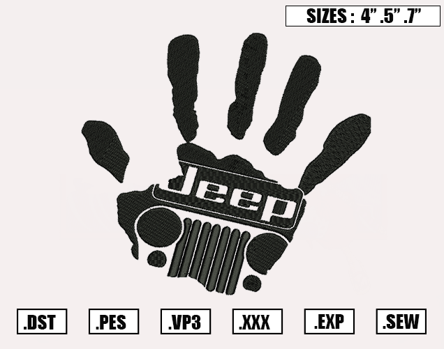Jeep Compass Car Embroidery Designs, Jeep Embroidery Design | Inspire ...
