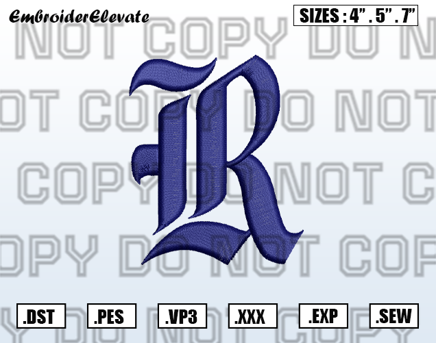 Rice Owls Logo Embroidery Designs,NCAA Embroidery,Logo Sport | Inspire ...