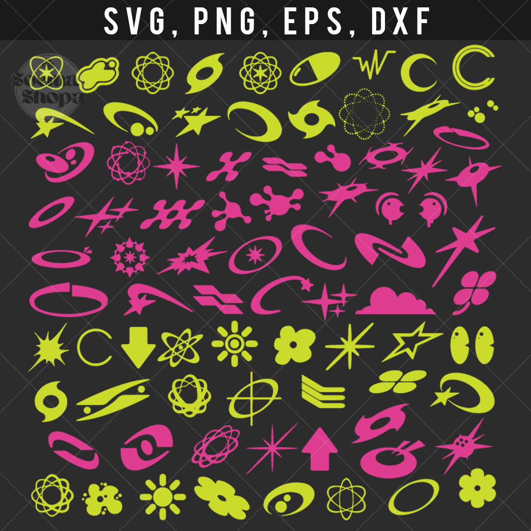 Y2k Icon Icon collect SVG Clipart, The Year 2000 SVG, Retro - Inspire ...