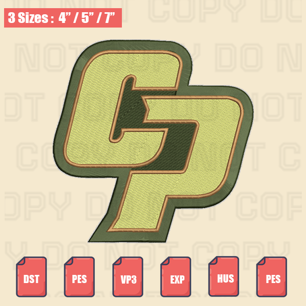 Cal Poly Mustangs Logos Embroidery Design File, Ncaa Embroid - Inspire ...