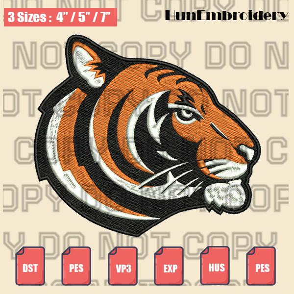 Princeton Tigers Logo Embroidery File, NCAA Embroidery Desig | Inspire ...