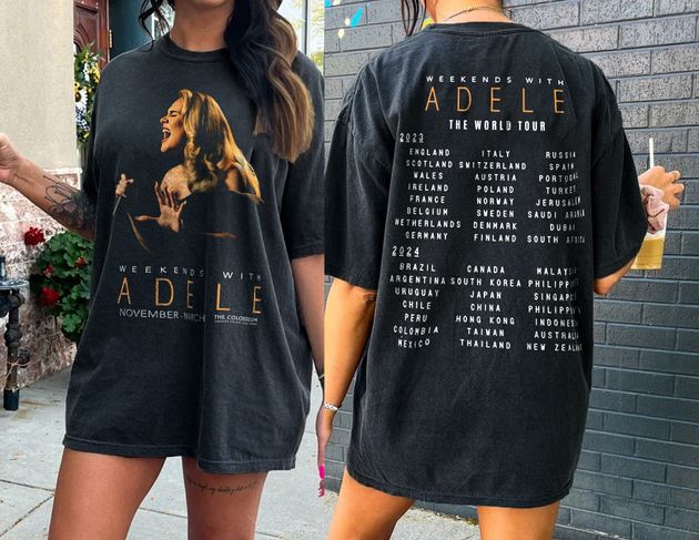 Adele Shirt, The World Tour 2023-2024 Shirts | Inspire Uplift