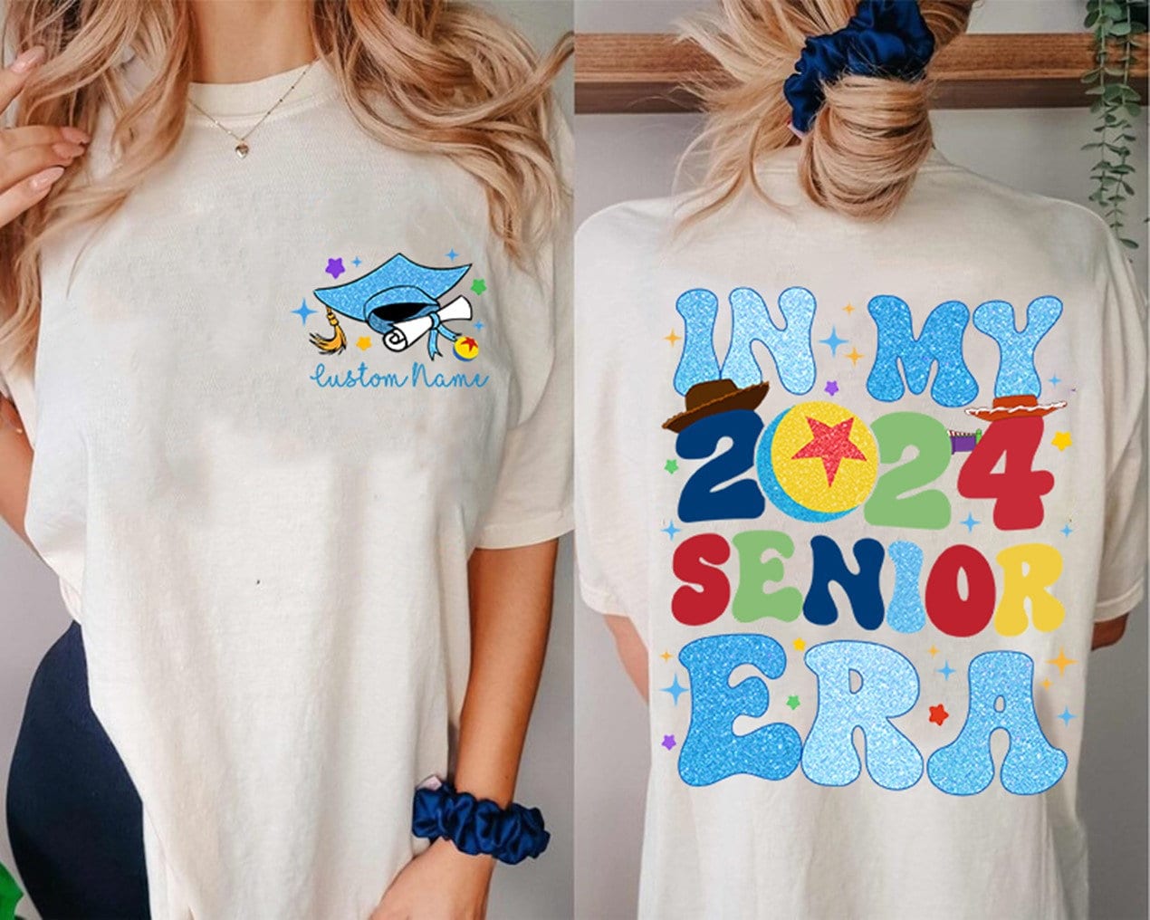 Two Sided Toy Story In My 2024 Senior Era Shirt, Custom Seni | Inspire ...