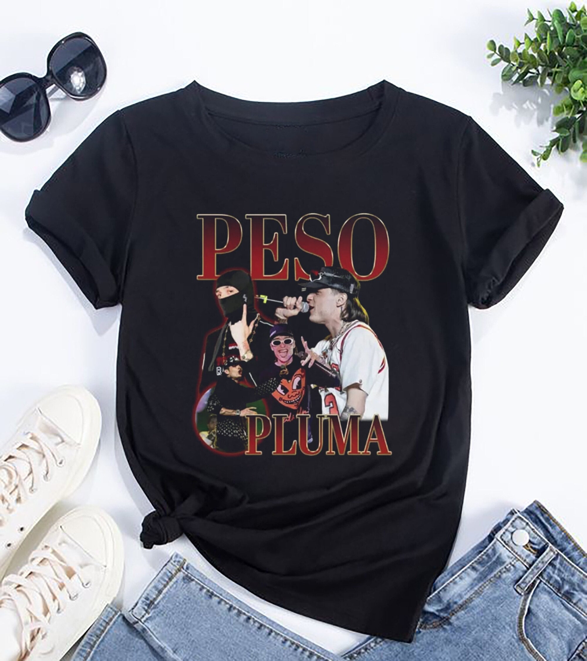 Peso Pluma Homage Shirt, 90s Vintage Peso Pluma Bootleg T-Sh | Inspire ...