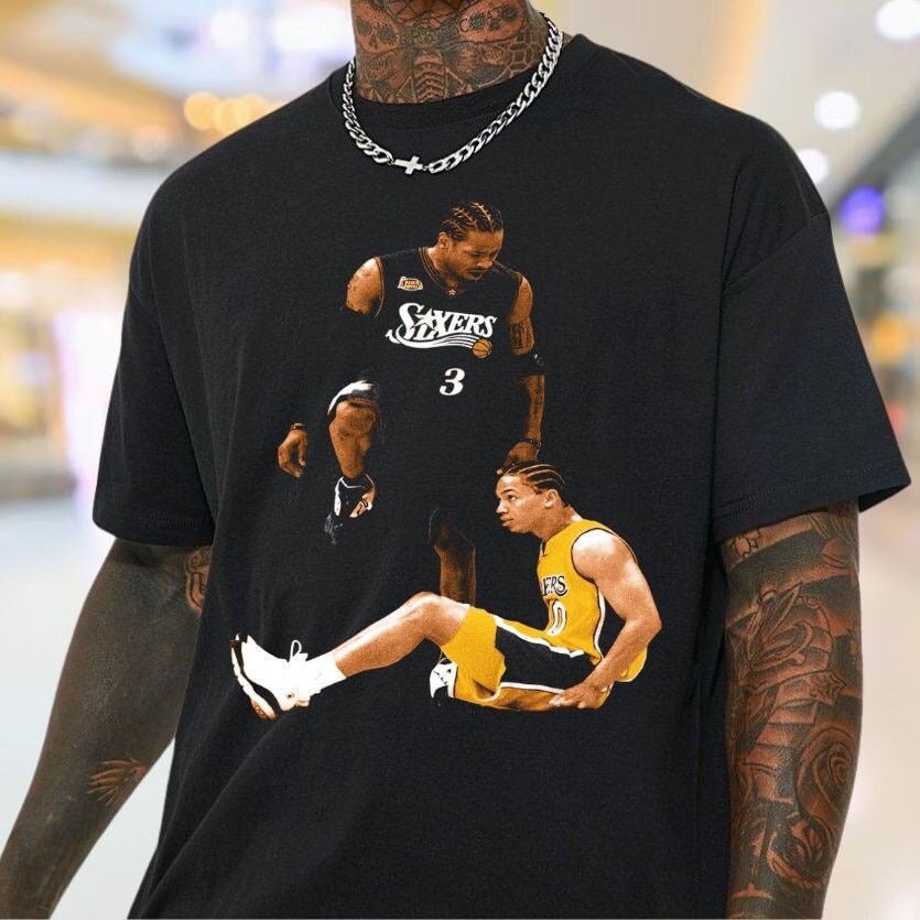 Allen Iverson Step Over T-Shirt, NBA Allen Iverson Heavy Cot - Inspire ...