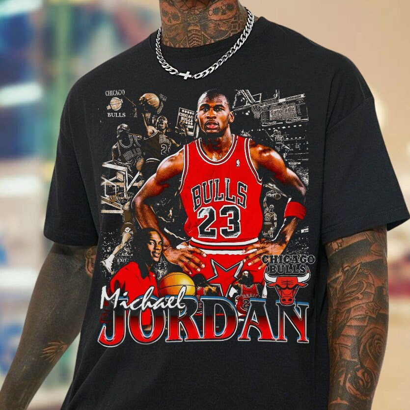 Michael Jordan Vintage Graphic Shirt, Jordan Vintage Basketb | Inspire ...