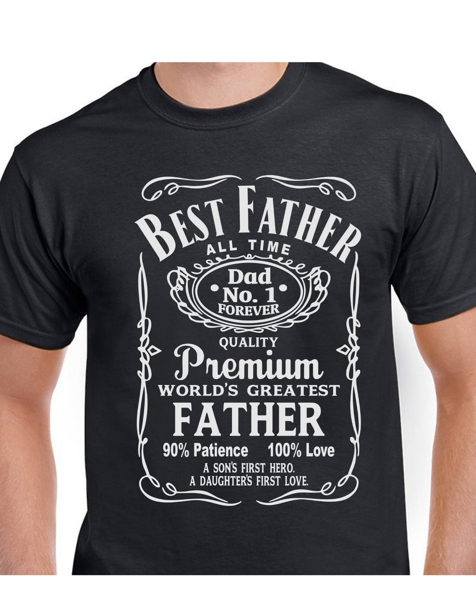Best Father All Time Dad No. 1 , Dad T Shirt, Fathers Day t | Inspire ...