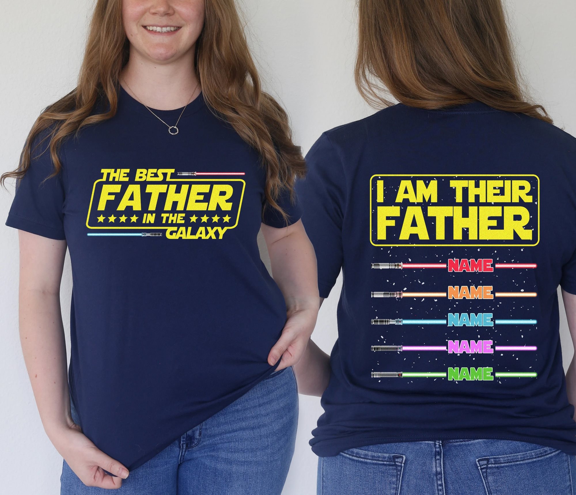 Personalized Starwars Father Shirt I Am Their Father Shirt F | Inspire ...