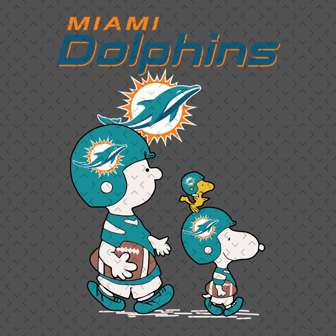 Snoopy The Peanuts Miami Dolphins Svg, Nfl svg, Football svg | Inspire ...