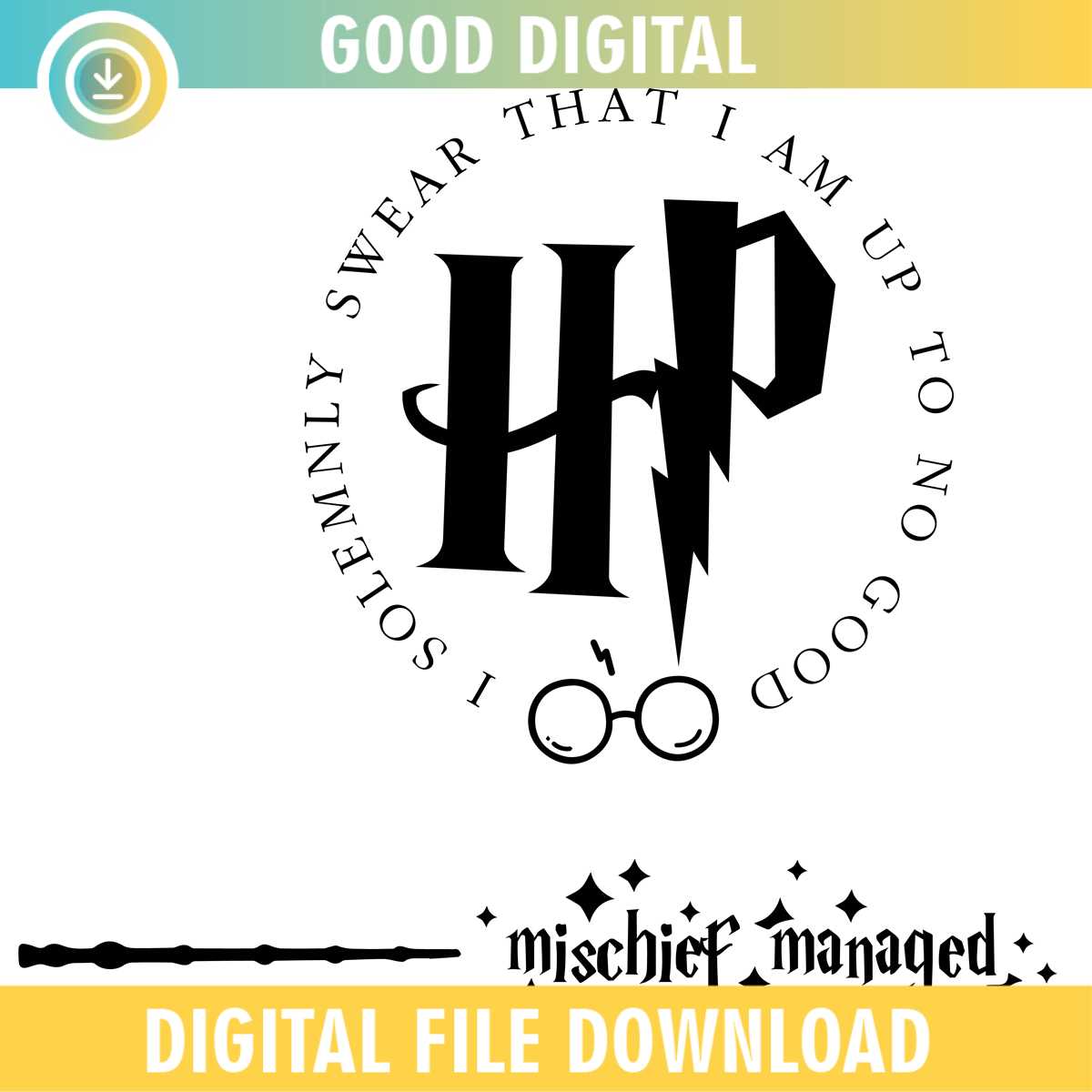 Mischief Managed Bundle SVG PNG, HP House svg, Always svg, W | Inspire ...