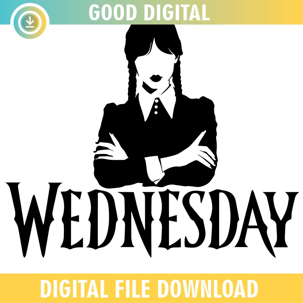 Wednesday Addams SVG PNG Cricut Instant download Digital Fil | Inspire ...
