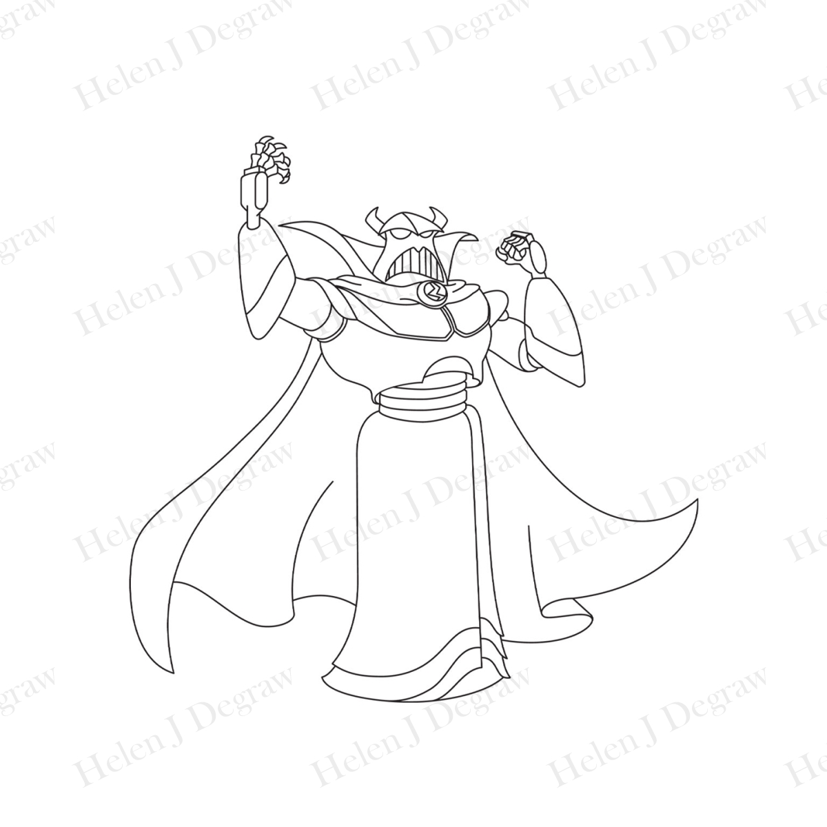 Coloring Evil Emperor Zurg Svg, Coloring Evil Emperor Zurg D | Inspire ...
