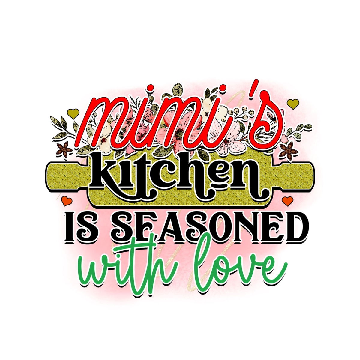 Mimi's Kitchen Is Seasoned With Love PNG - Inspire Uplift