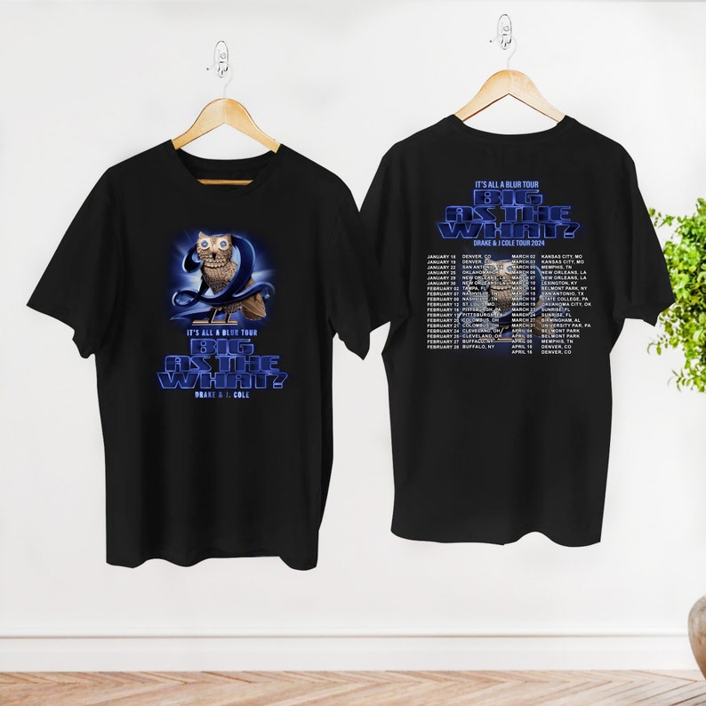 Drake J Cole Big As The What Tour 2024 Shirt, Drake J Cole I | Inspire ...