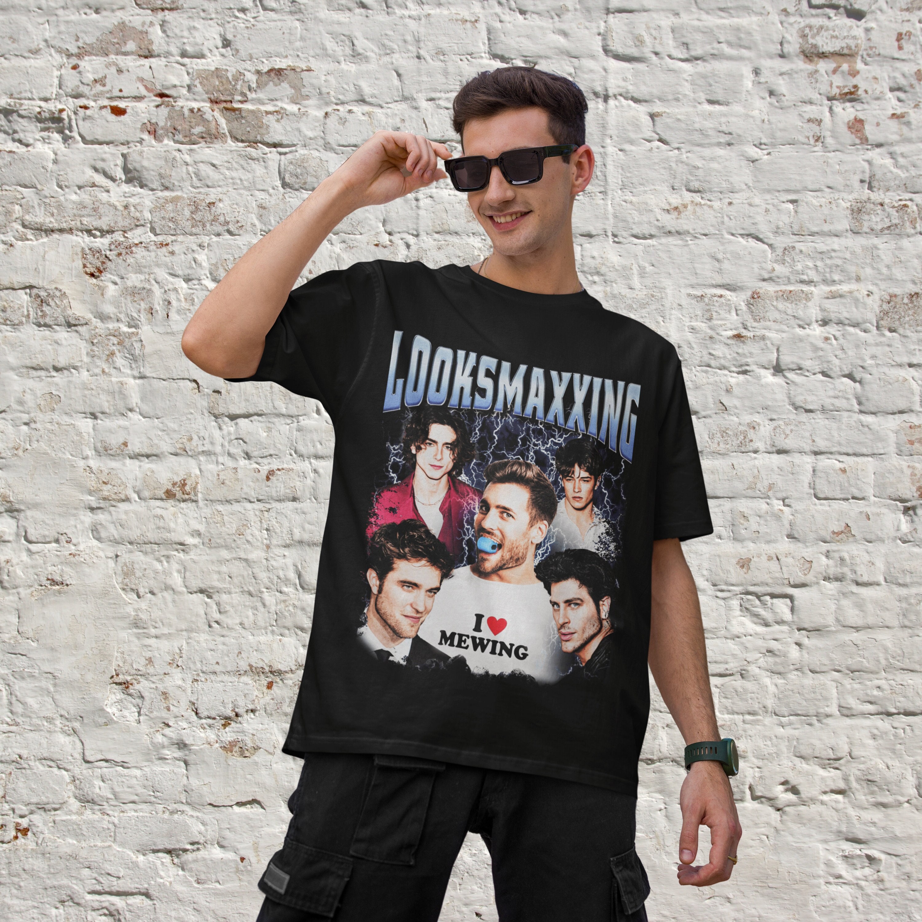 Looksmaxxing T Shirt,Mogwarts Mewing Tee - Inspire Uplift