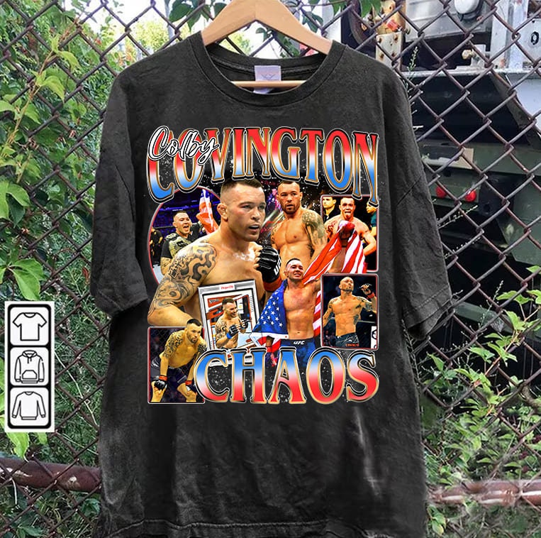 Vintage 90s Graphic Style Colby Covington T-Shirt - Colby Co | Inspire ...