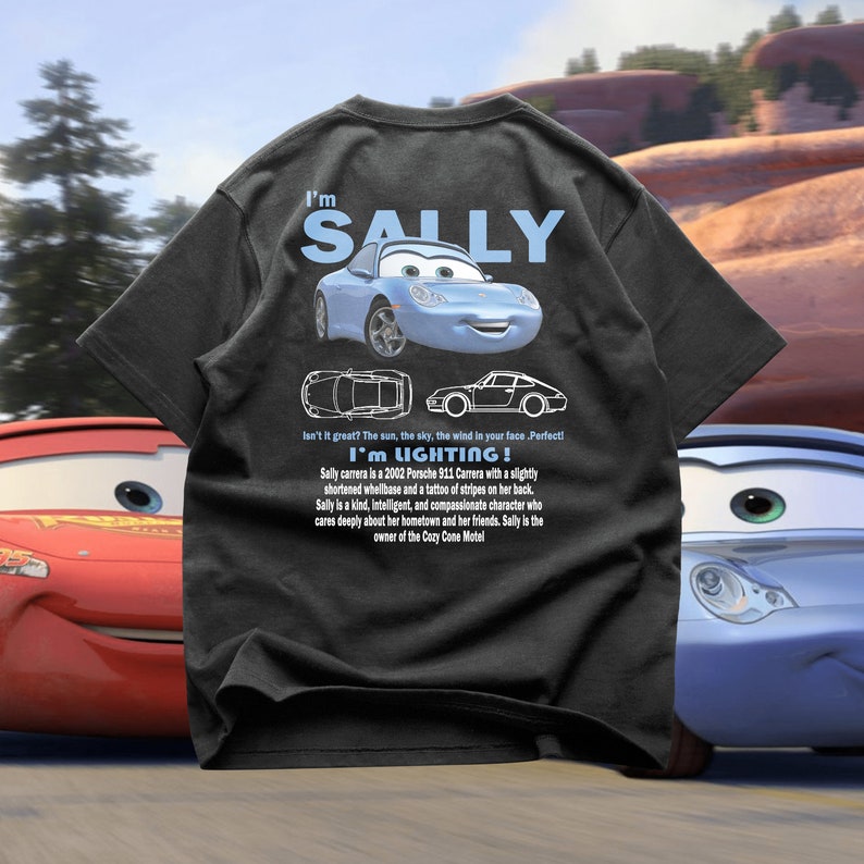 Limited Sally T-Shirt - Sally And McQueen Fan tee - Cars Mov - Inspire ...