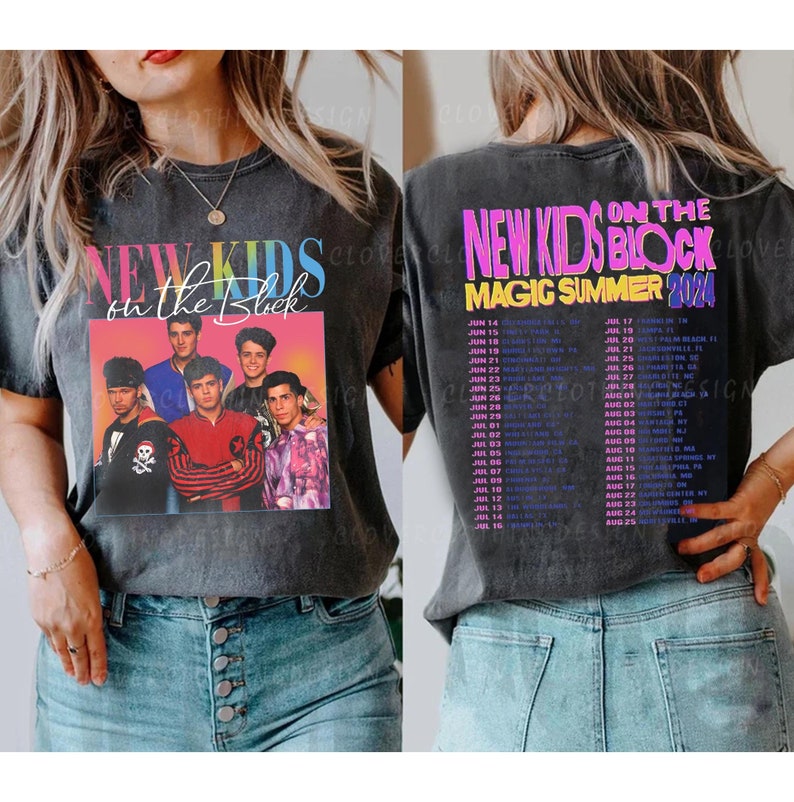 New Kids on the Block The Magic Summer Tour 2024 Shirt, New | Inspire ...