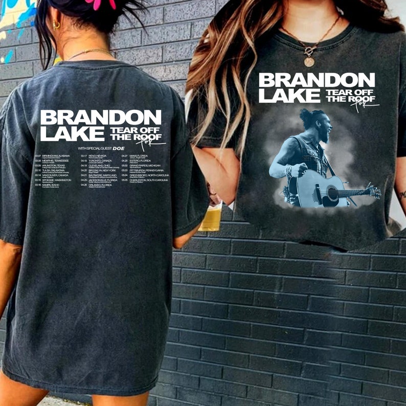 Brandon Lake Tour 2024 Shirt, Brandon Lake Concert 2024 shir - Inspire ...