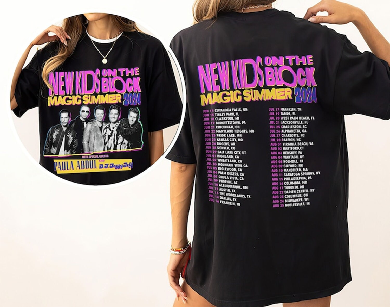 New Kids on the Block The Magic Summer Tour 2024 Shirt, New | Inspire ...
