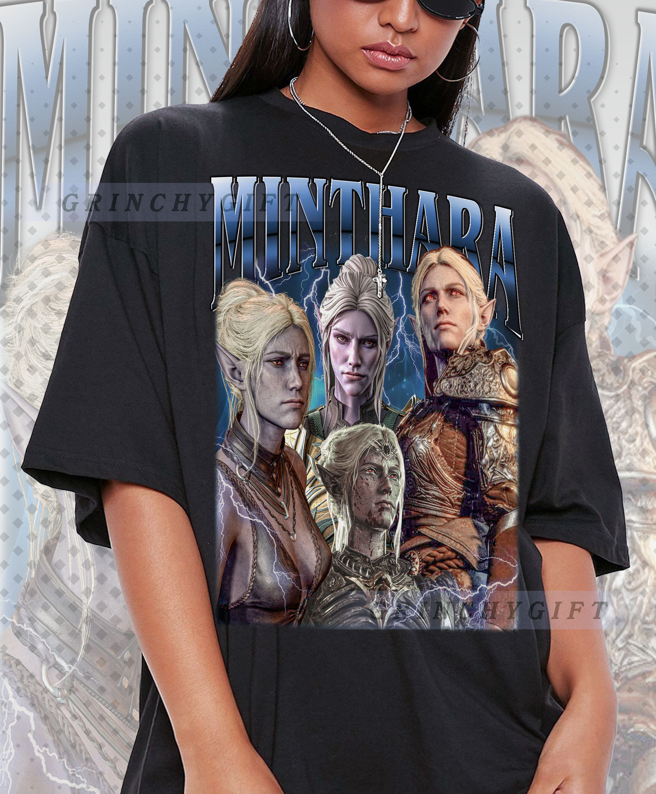 Retro Minthara Baldurs Gate 3 Merch Vintage Bootleg Inspired - Inspire ...