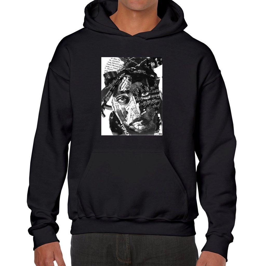 Tupac Shakur Hoodie, 2Pac Shakur Hoodie, 2Pac Hood, 46 - Inspire Uplift