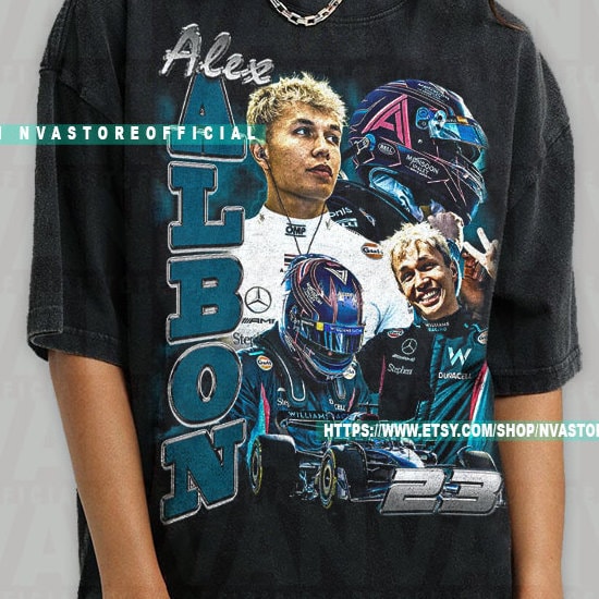 Limited Alex Albon T-shirt, Alex Albon 23 T-Shirt, Formula O | Inspire ...