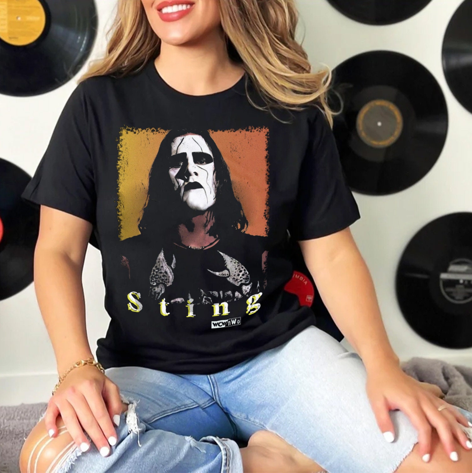Vintage Style Sting WCW x nWo 1998 Retro Graphic 90s Wrestli | Inspire ...