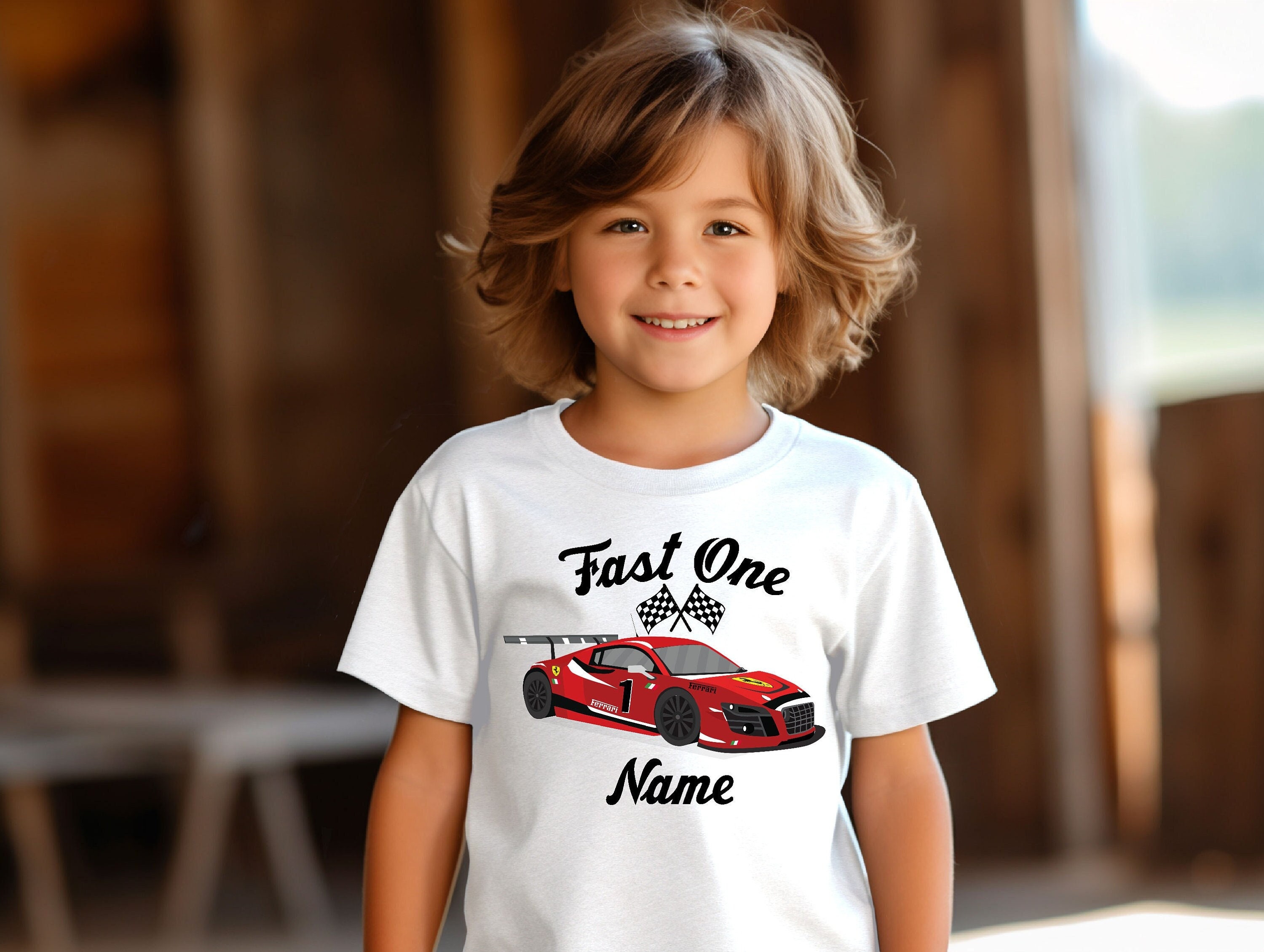 Personalized Fast One Birthday Shirt, Race Car Birthday Shir | Inspire ...