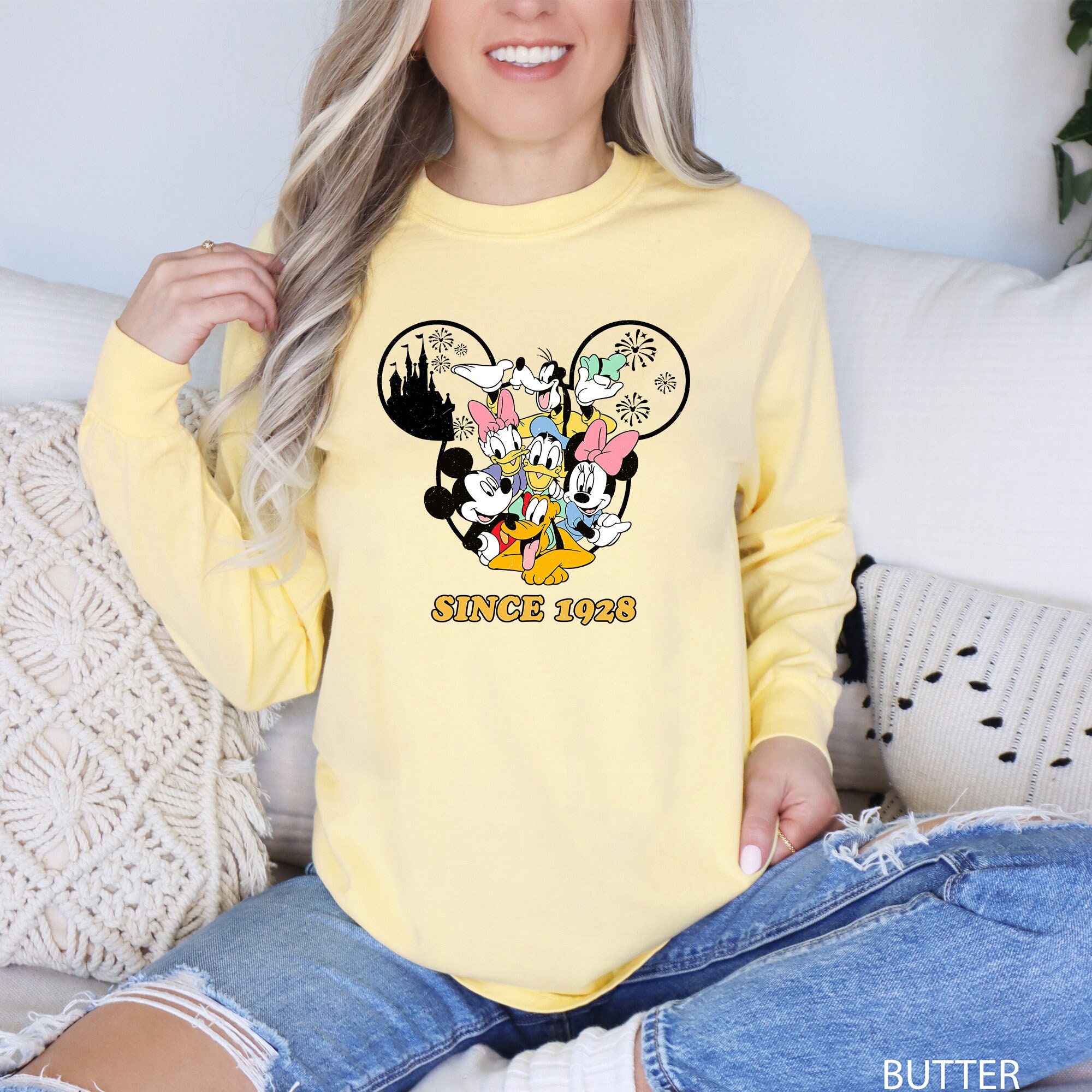 Disney Friends Since 1928 Shirt, Comfort Colors Disney Shirt | Inspire ...
