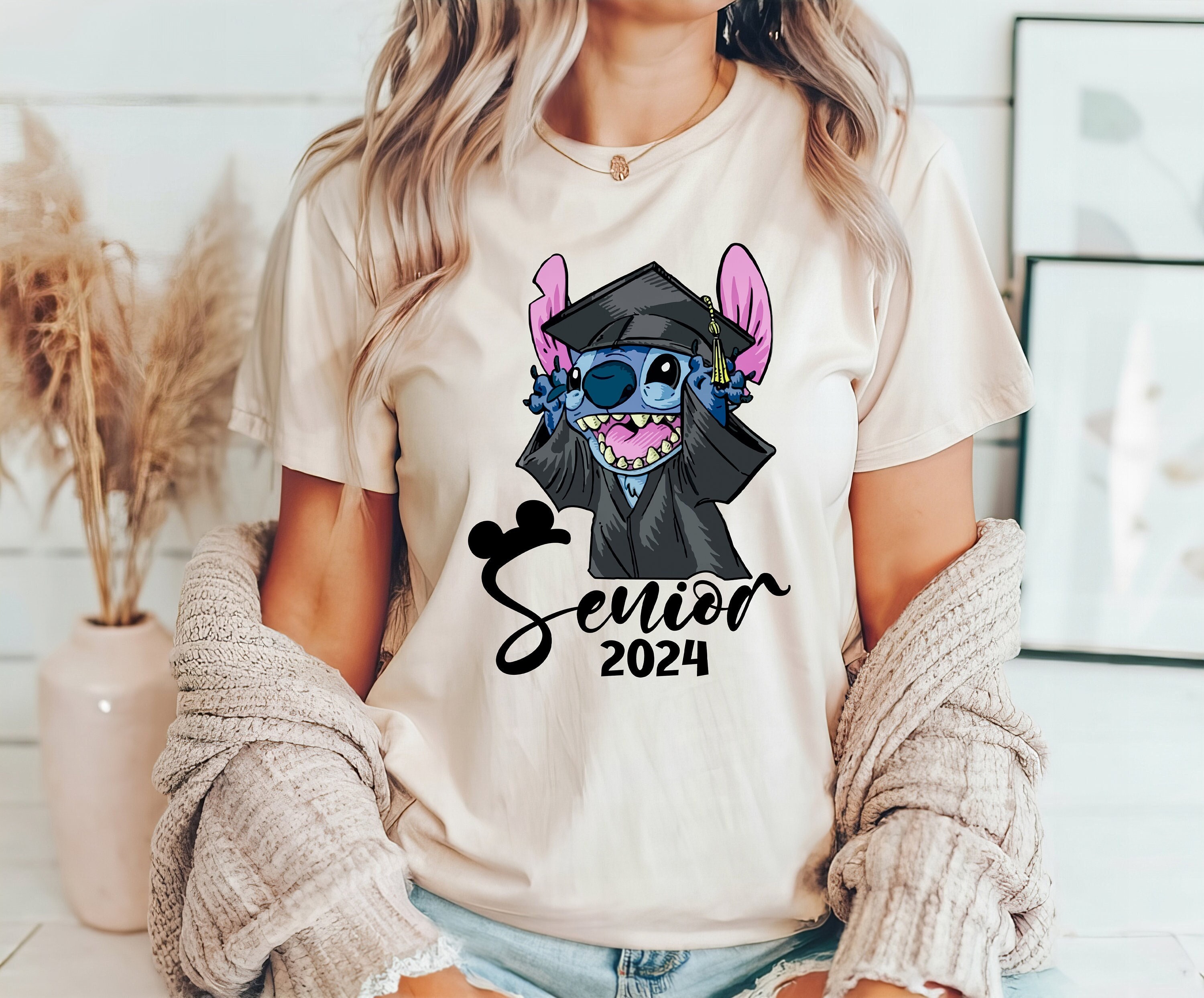 Stitch Graduation Shirt, Disney Graduation Tee, Stitch Senio | Inspire ...