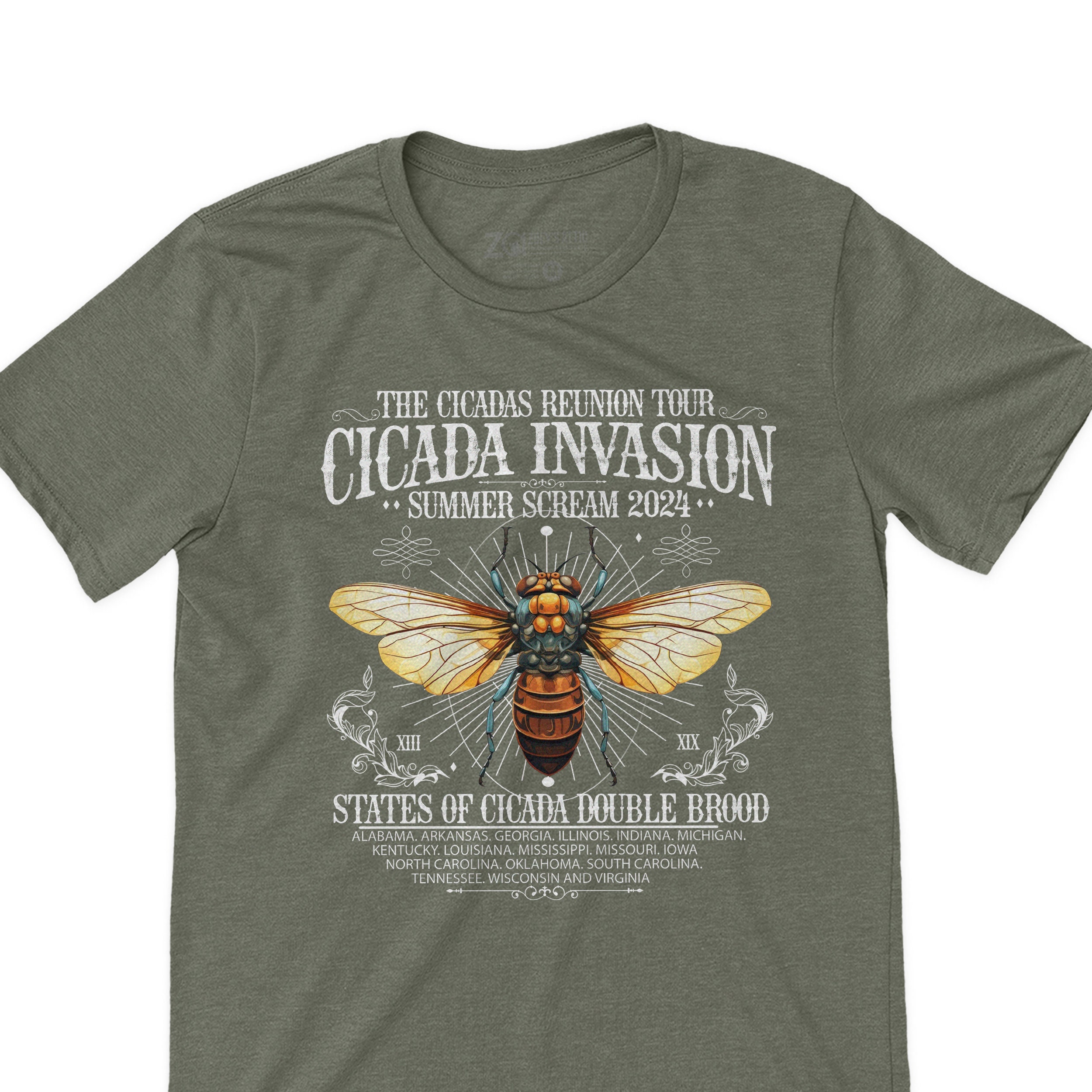 Cicada Band Tee 2024 Reunion Tour Cicada Shirts, Missouri Il | Inspire ...