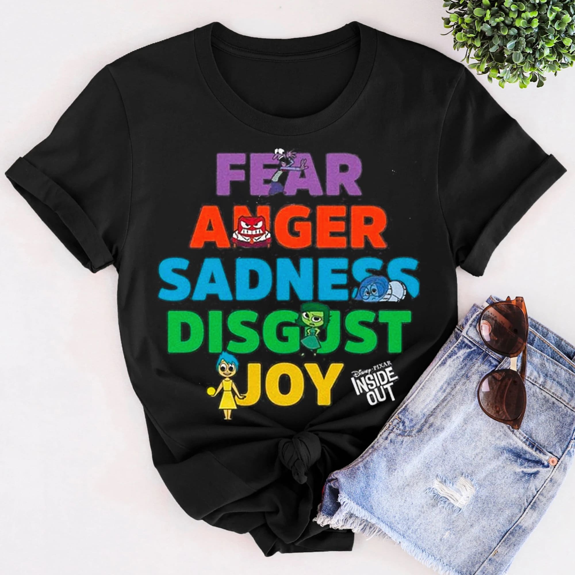 Custom Inside Movie All The Emotions Shirt, Inside Character | Inspire ...