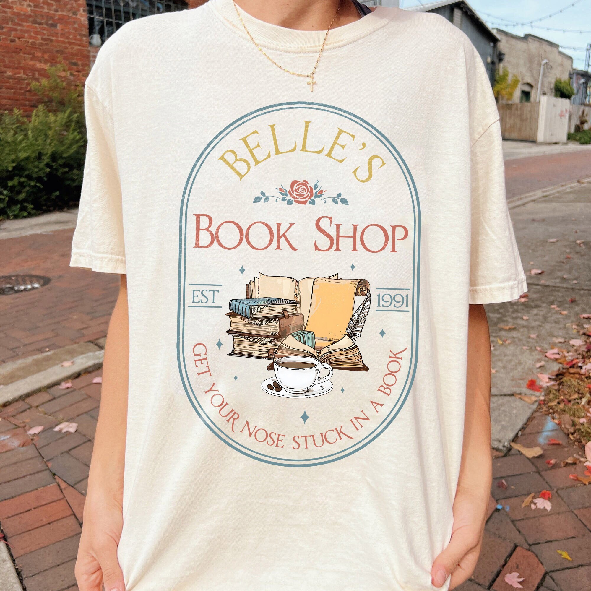 Retro Tale As Old As Time Belles Book Shop Shirt, Belles Boo | Inspire ...