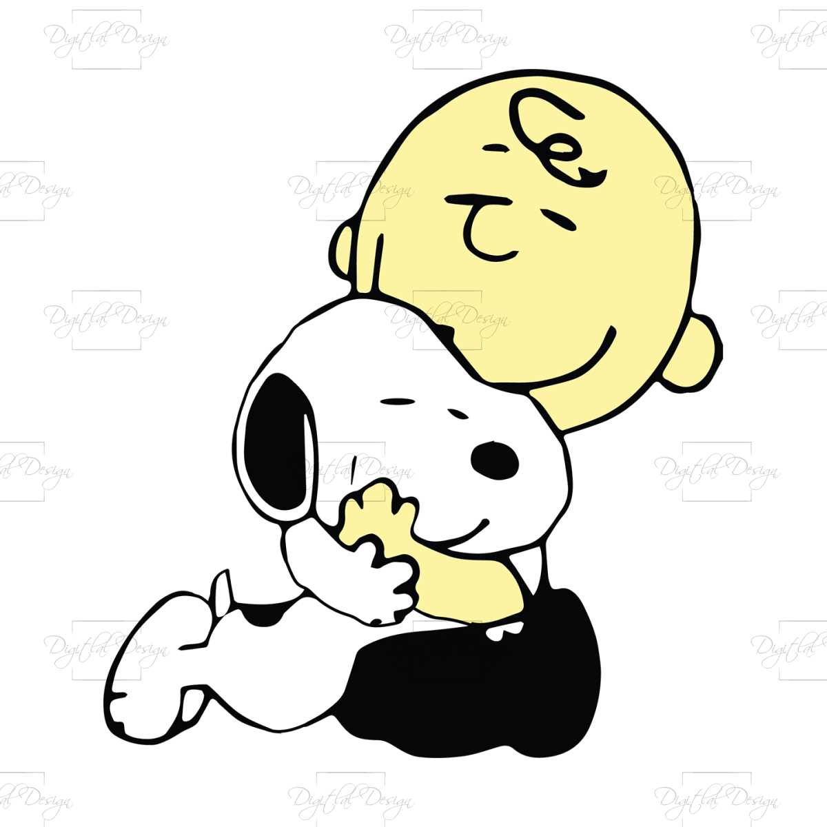 Snoopy and his friend, Trending Svg, Snoopy cartoon svg, Sno | Inspire ...