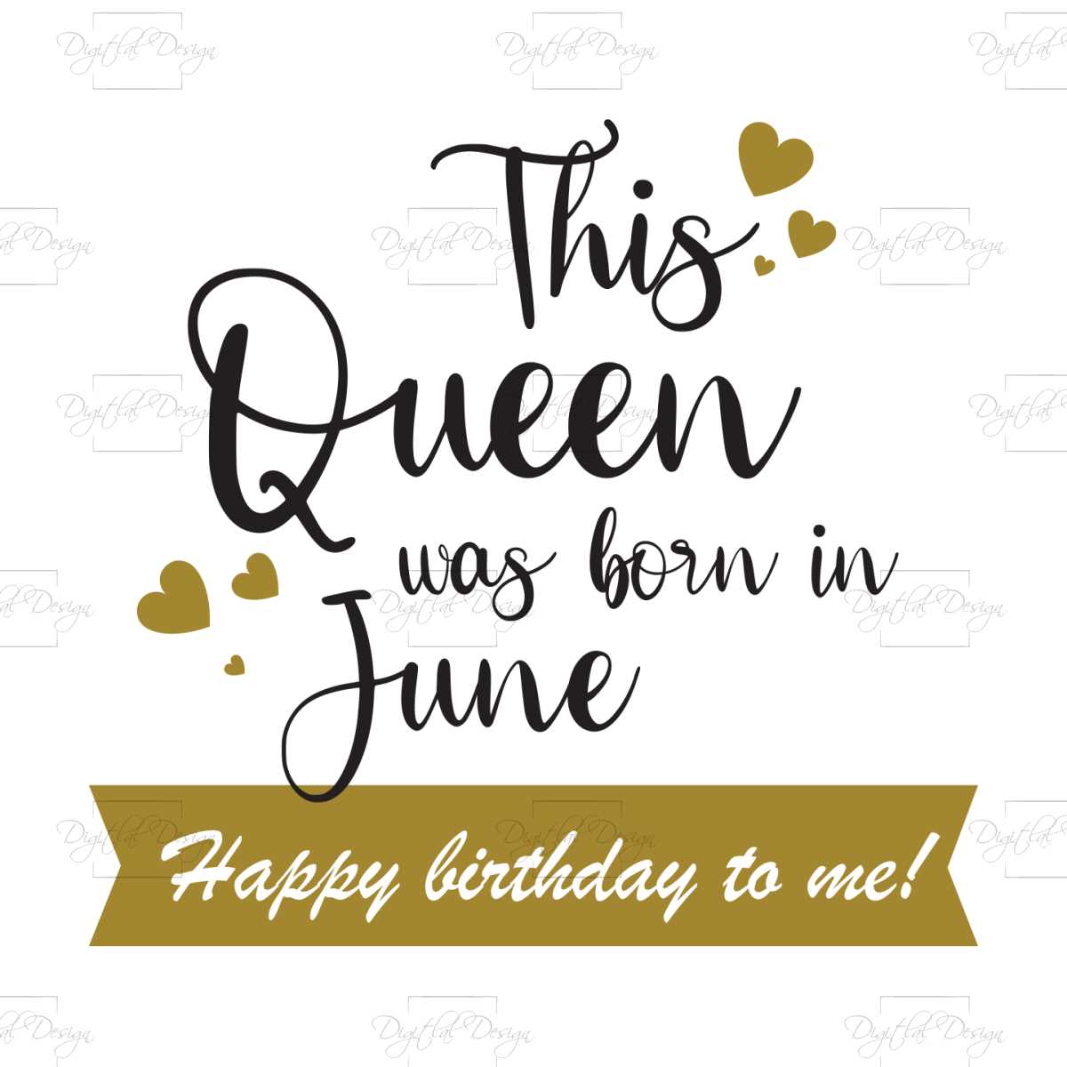 This Queen Was Born In June Happy Birthday To Me, Birthday S | Inspire ...