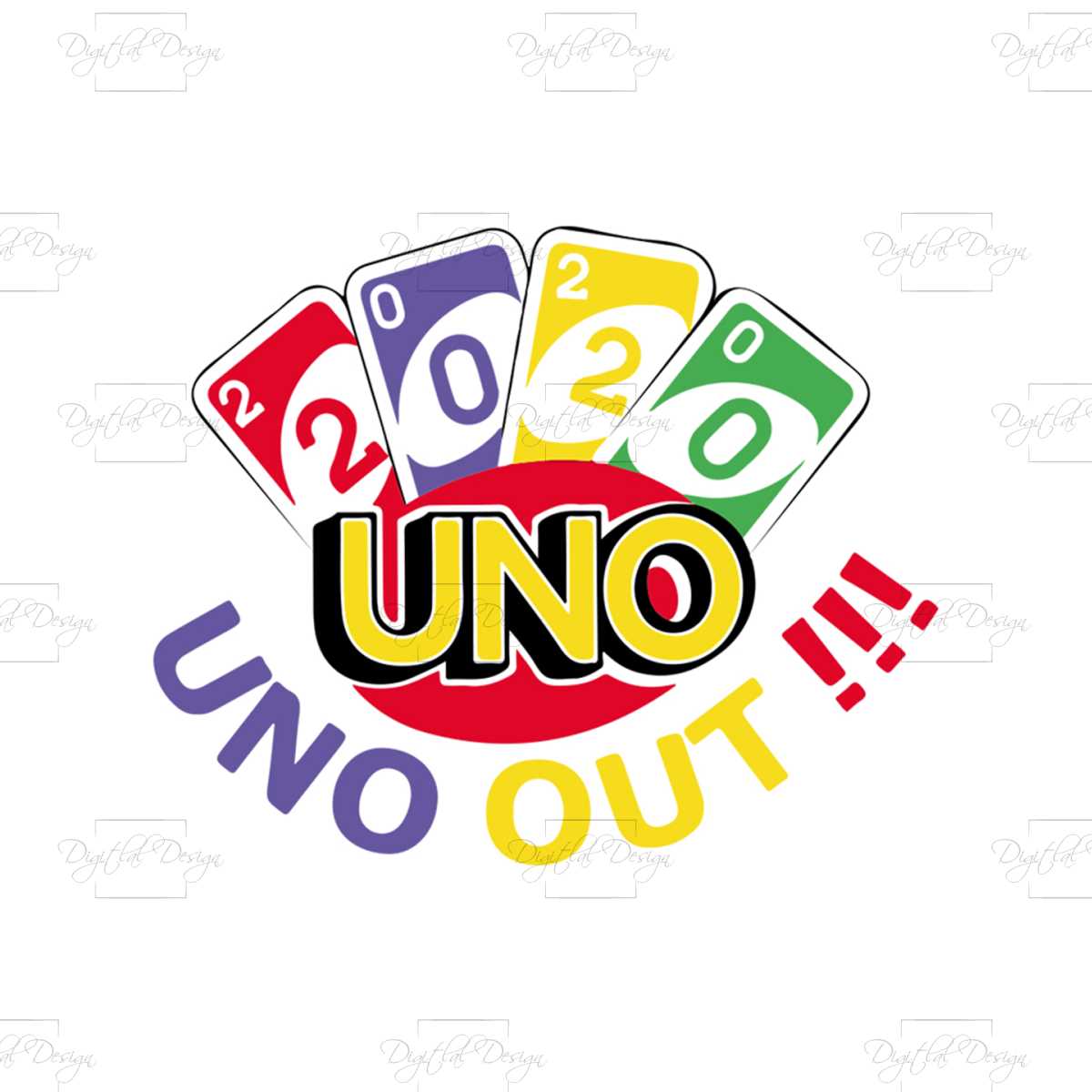 Uno 2020, uno svg, uno out, game, uno birthday, uno party, 2 | Inspire ...