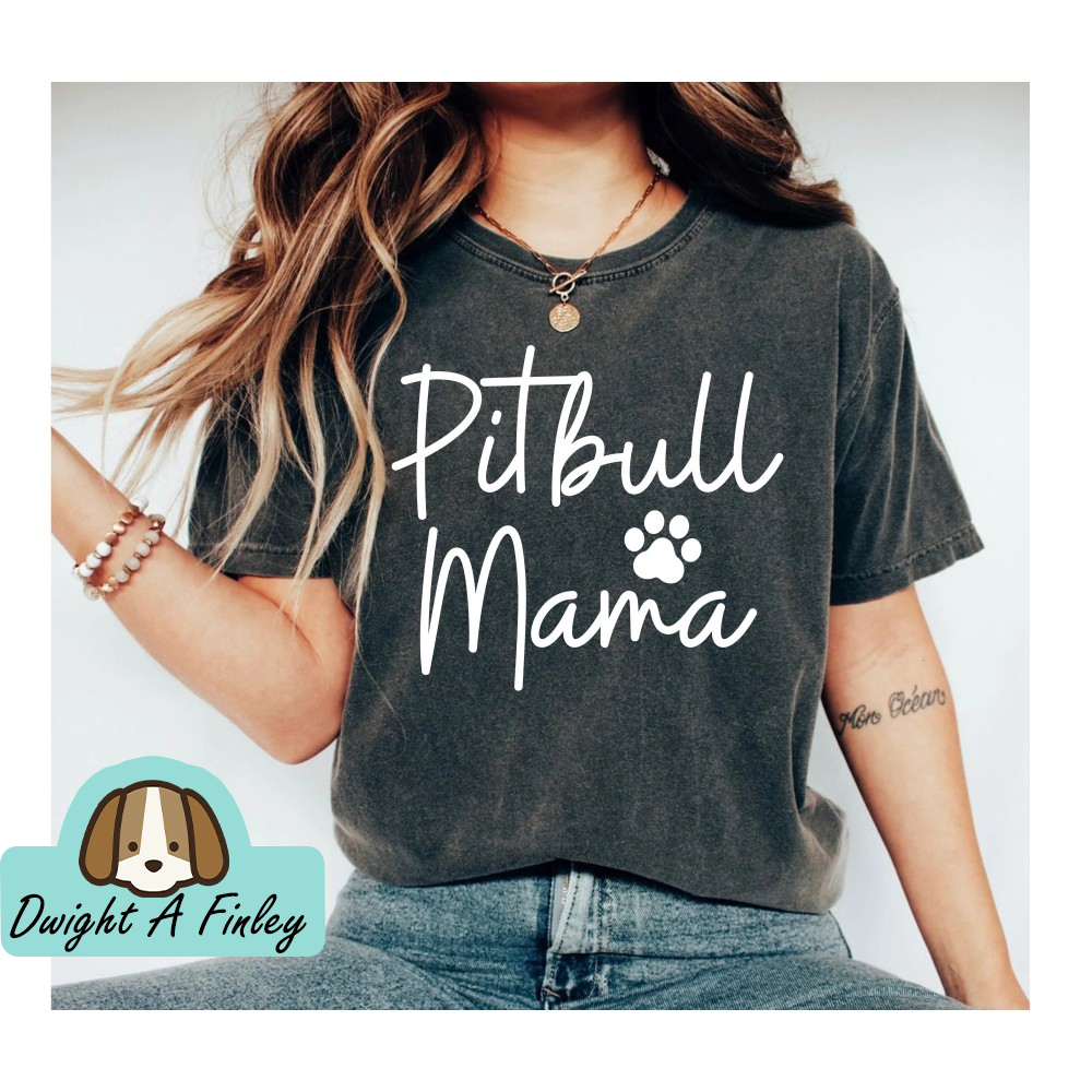 dog Shirt Pitbull Mama dont bully my breed cute animal lover | Inspire ...