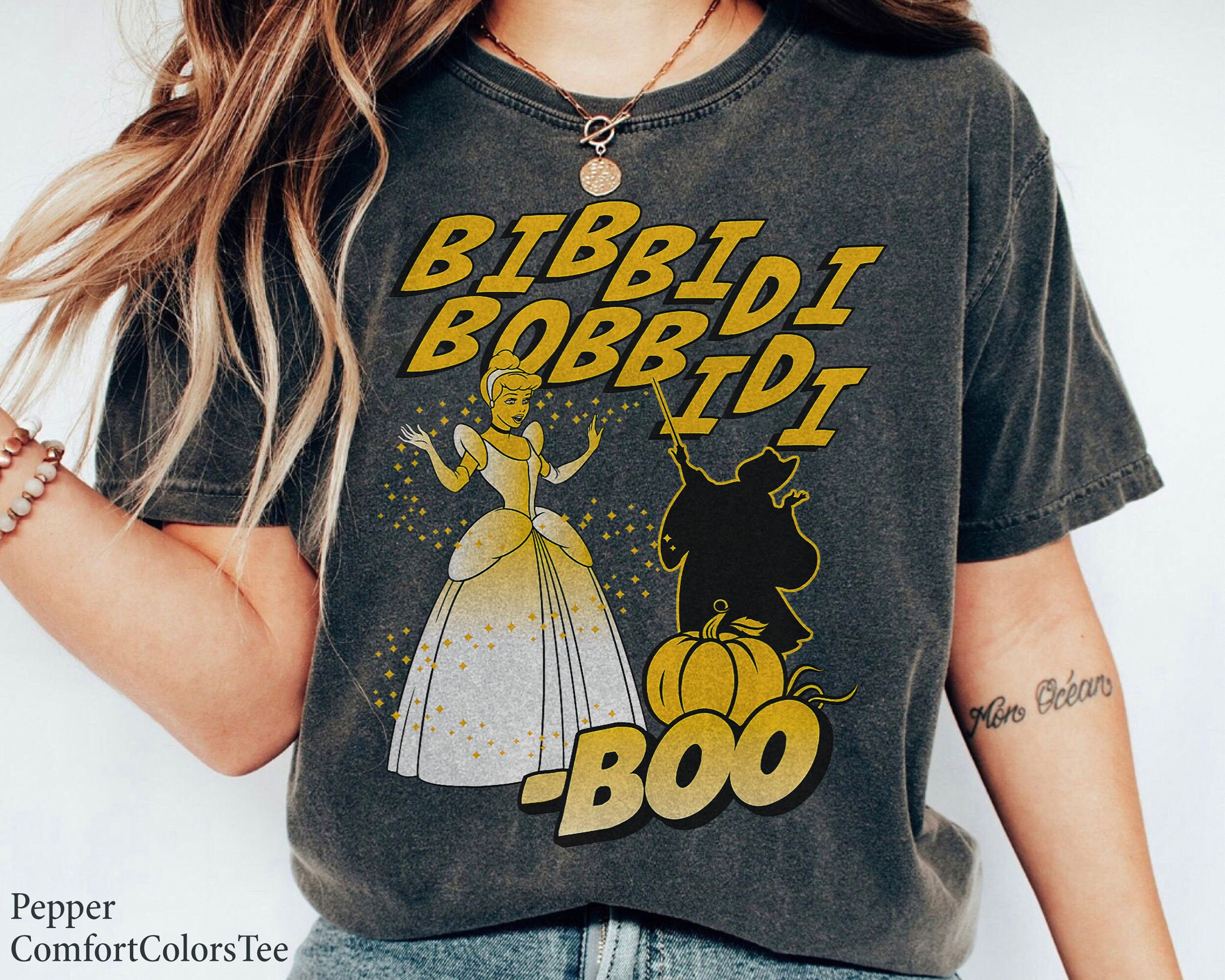 Cinderella Bibbidi Bobbidi Boo Halloween Shirt Walt Disney W | Inspire ...