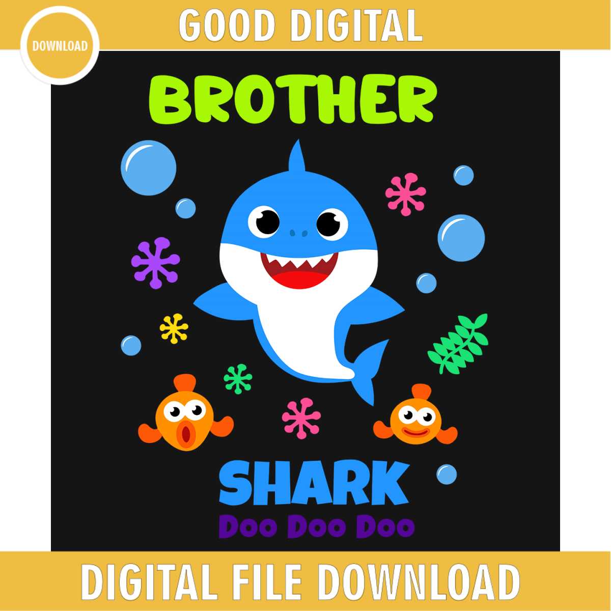 Brother Baby Shark Doo Doo SVG | Inspire Uplift