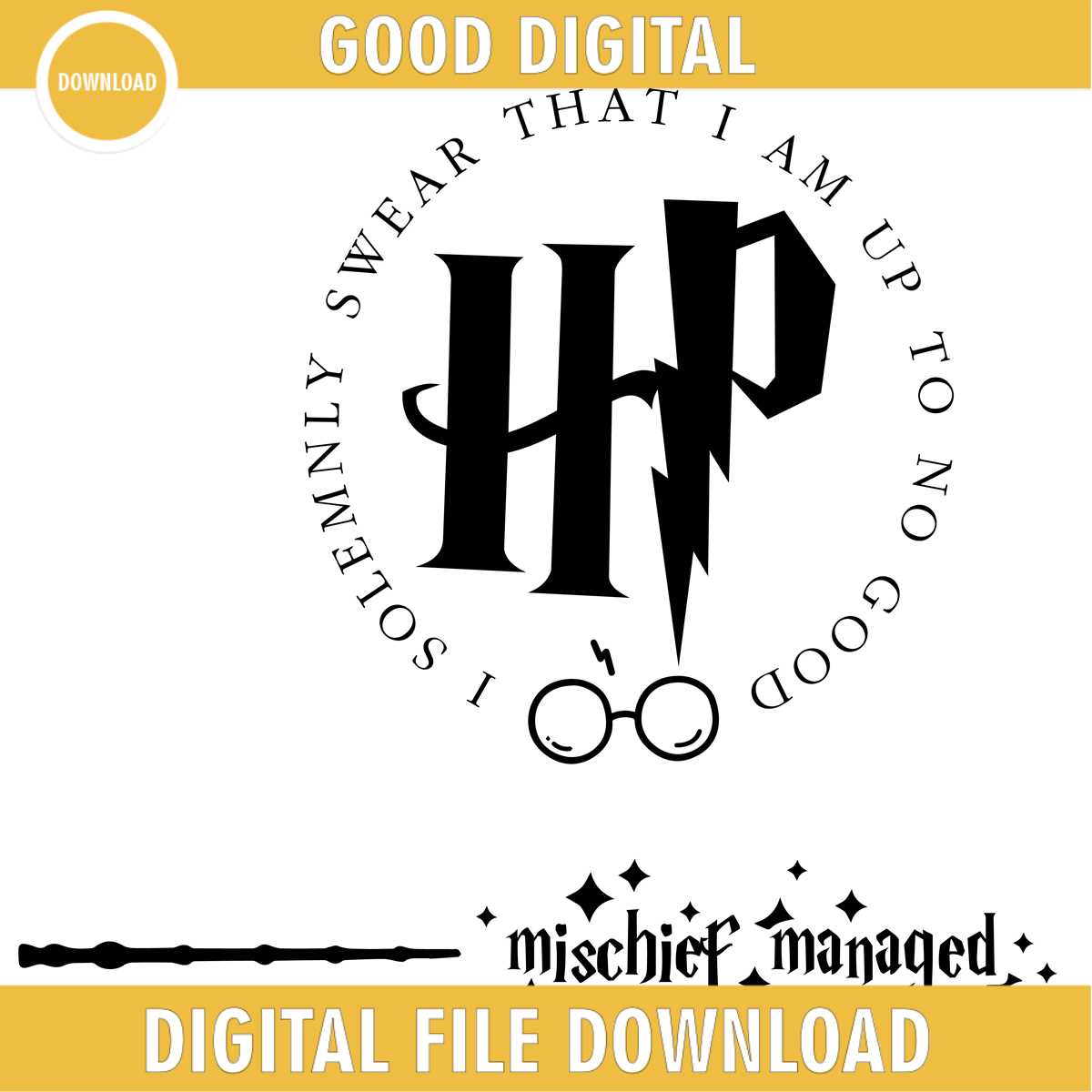 Mischief Managed Bundle SVG PNG, HP House svg, Always svg, W | Inspire ...
