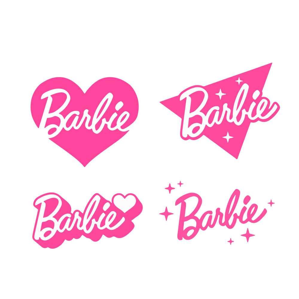 Barie Logo Bundle Svg Barbie Doll Svg Digital File | Inspire Uplift
