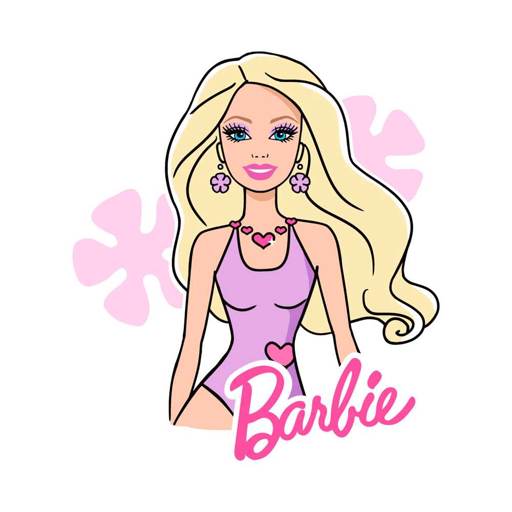 Barbie Blonde Doll Svg Barbie Girl Svg Digital Download - Inspire Uplift