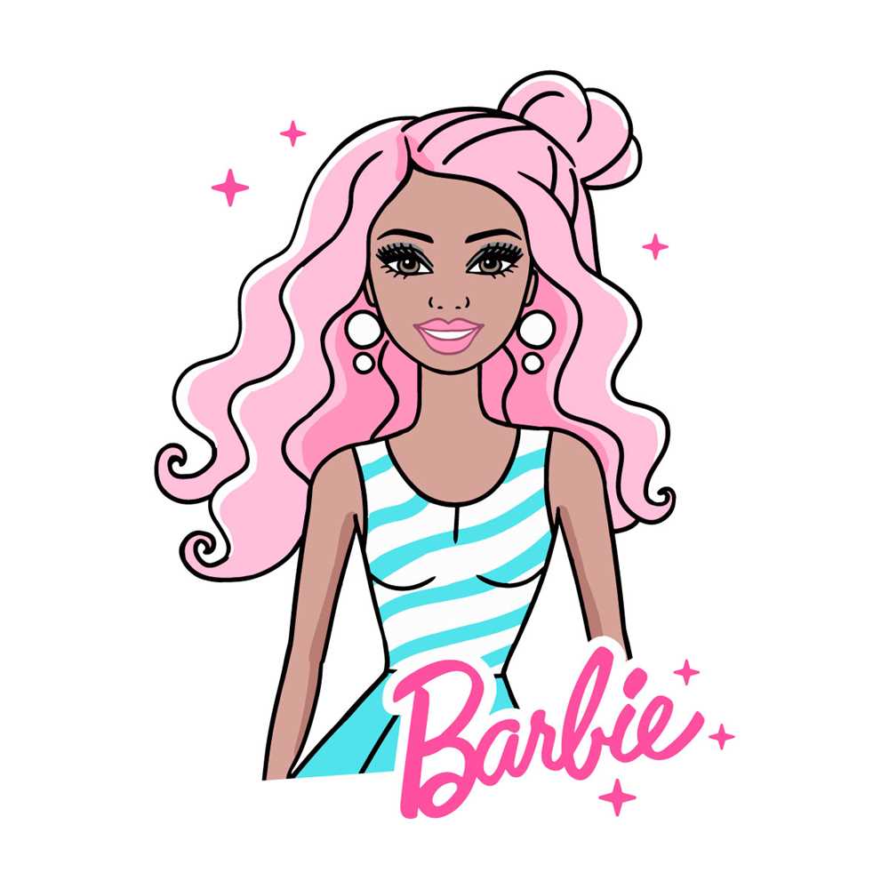 Barbie Afro Svg Barbie Doll Svg Digital File | Inspire Uplift