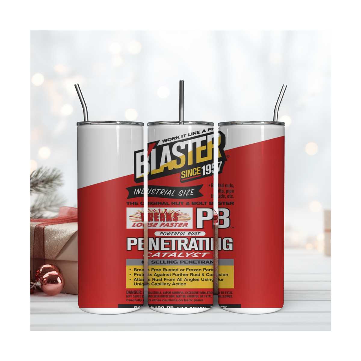 PB Blaster 20oz Sublimation Tumbler Design | Inspire Uplift