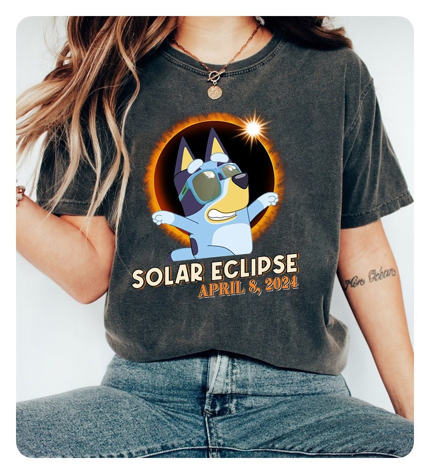 Bluey Total Solar Eclipse Shirt, Totality Bluey Shirt, Bluey | Inspire ...