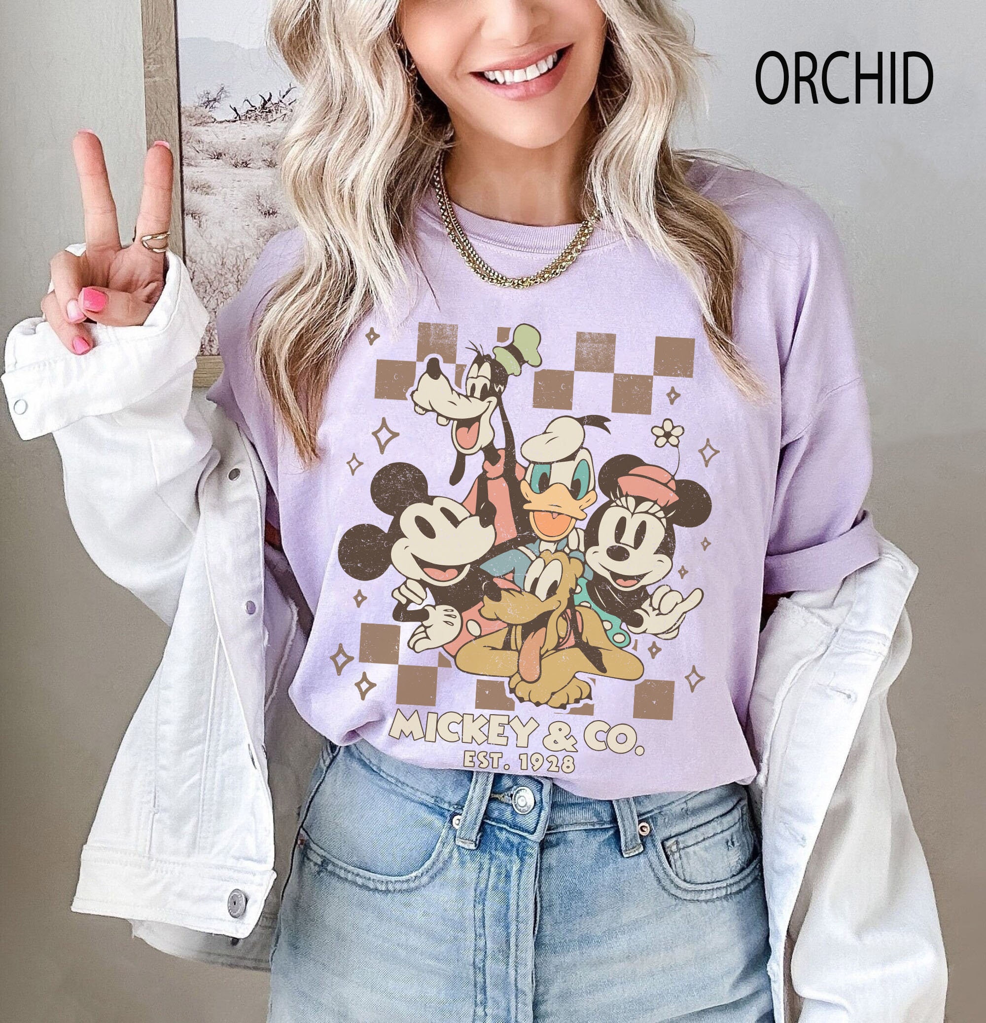 Mickey Minnie Checkered shirt, Disney Checkered Shirt, Micke | Inspire ...