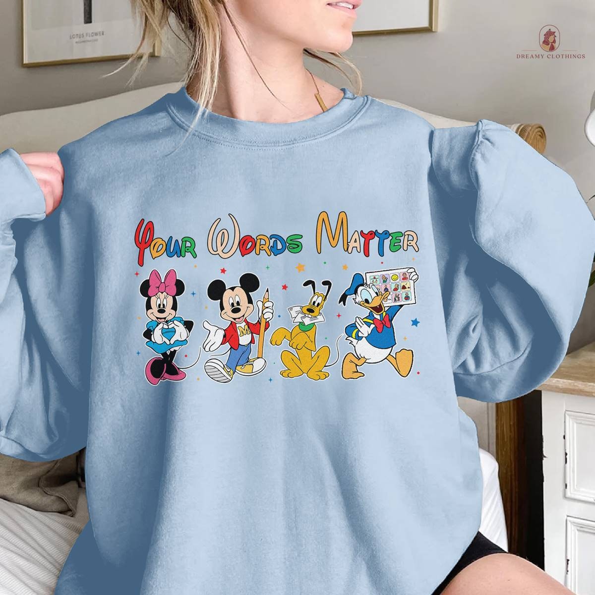 Mickey and Friends Your Words Matter Shirt Autism Shirt SP | Inspire Uplift