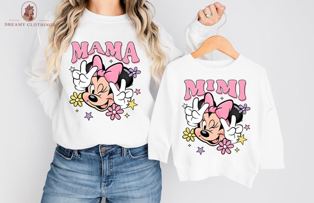 Minnie Mama Mimi Shirt Mickey and Friends Shirt Minnie Mou | Inspire Uplift