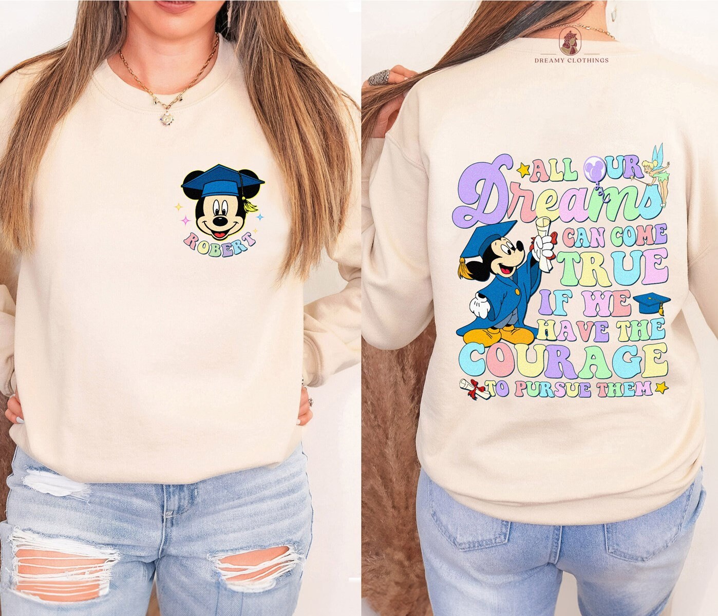 Personalized Mickey Graduation Shirt Mickey Grad 2024 Shirt - Inspire ...